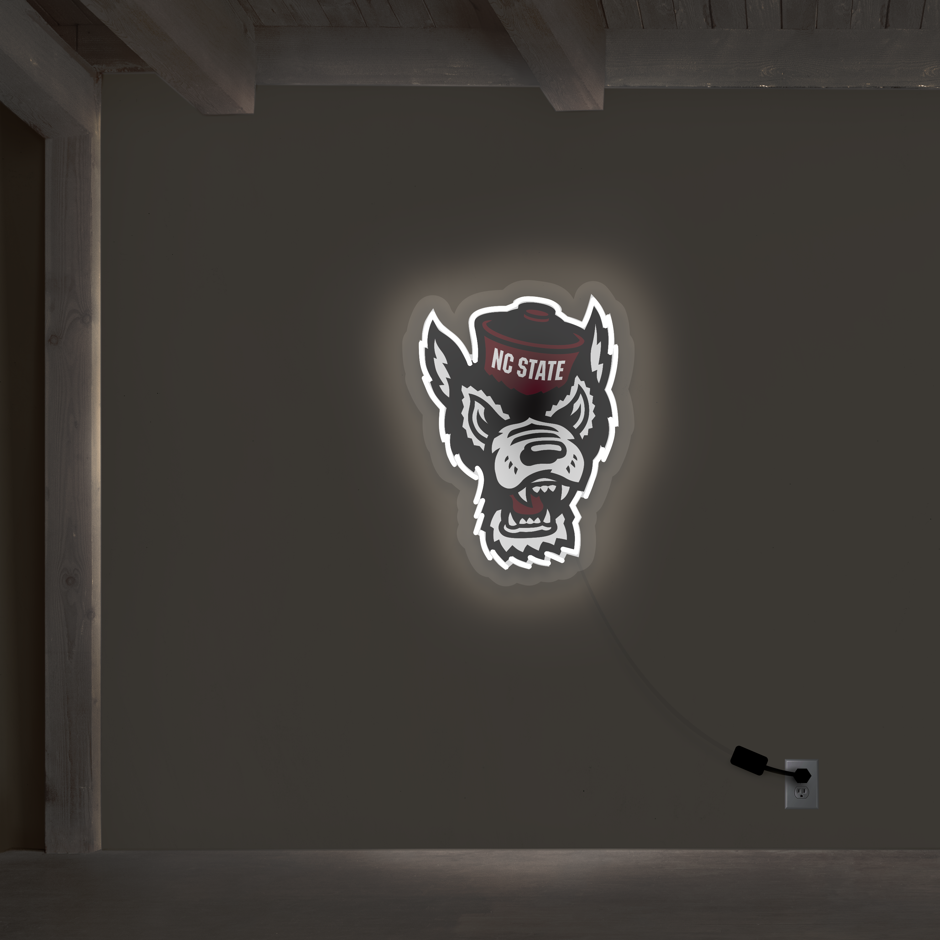 NC State Wolfpack LED Neon Signs, NC State Light-Up Signs | Saturday Neon