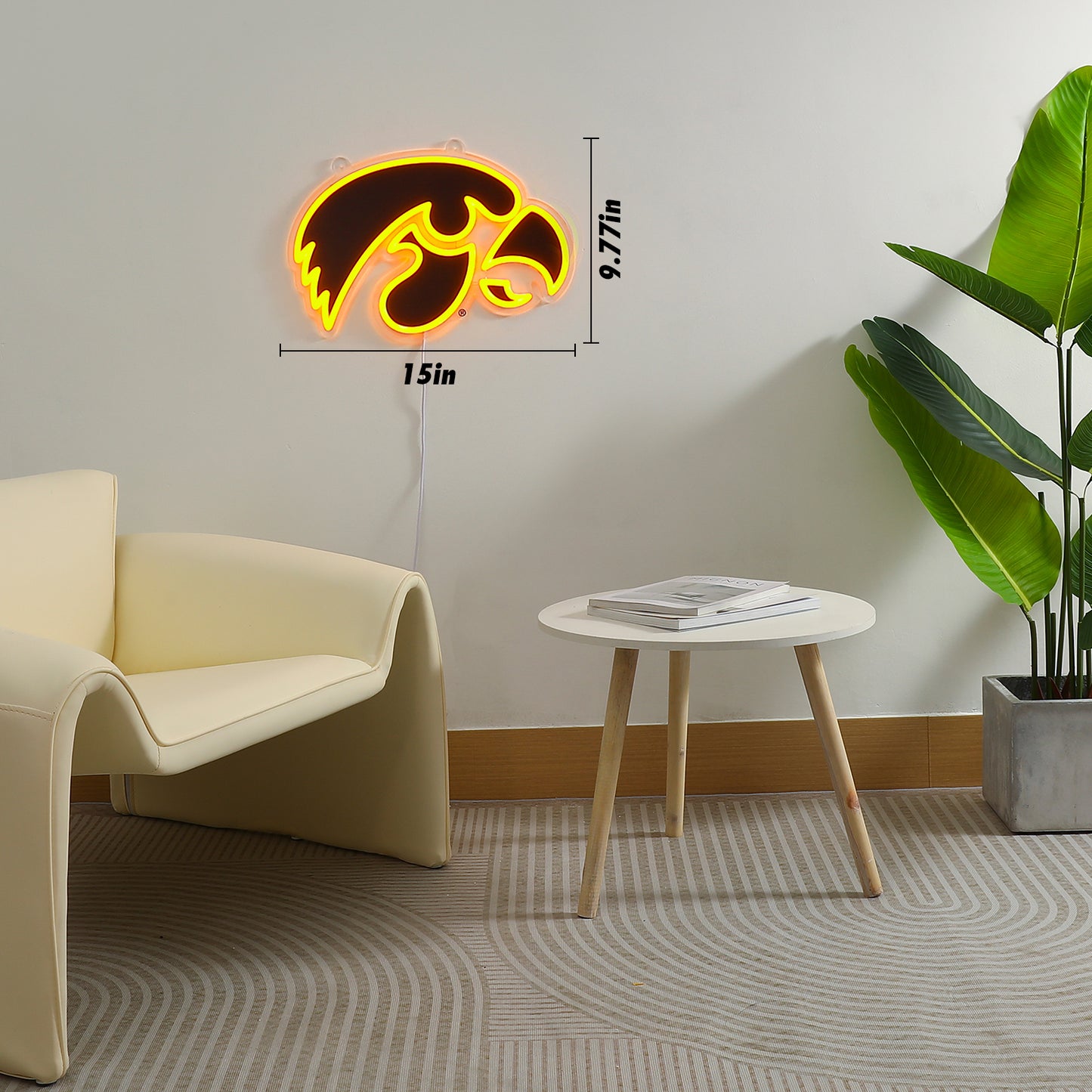 Iowa Hawkeyes LED Neon Sign | Saturday Neon