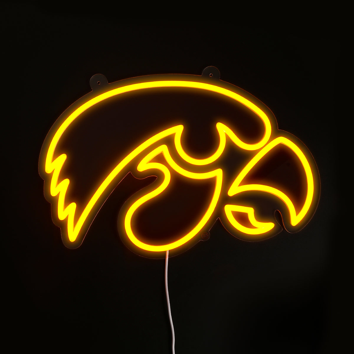 Iowa Hawkeyes LED Neon Signs, Iowa Light-Up Signs | Saturday Neon