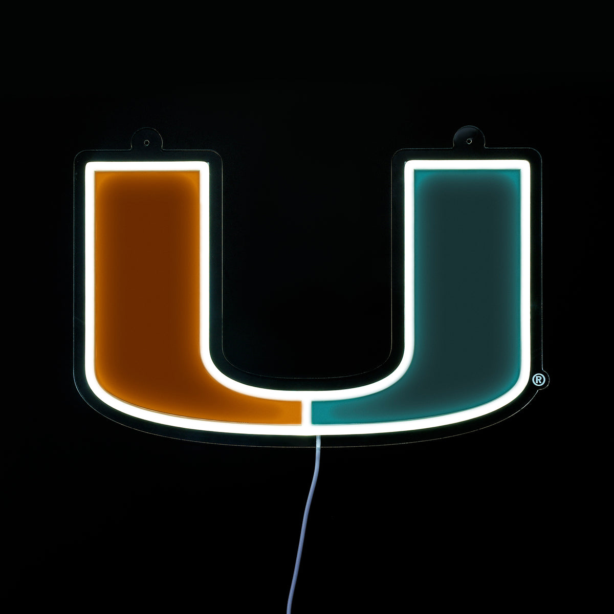 Miami Hurricanes LED Neon Signs, Miami Light-Up Signs | Saturday Neon