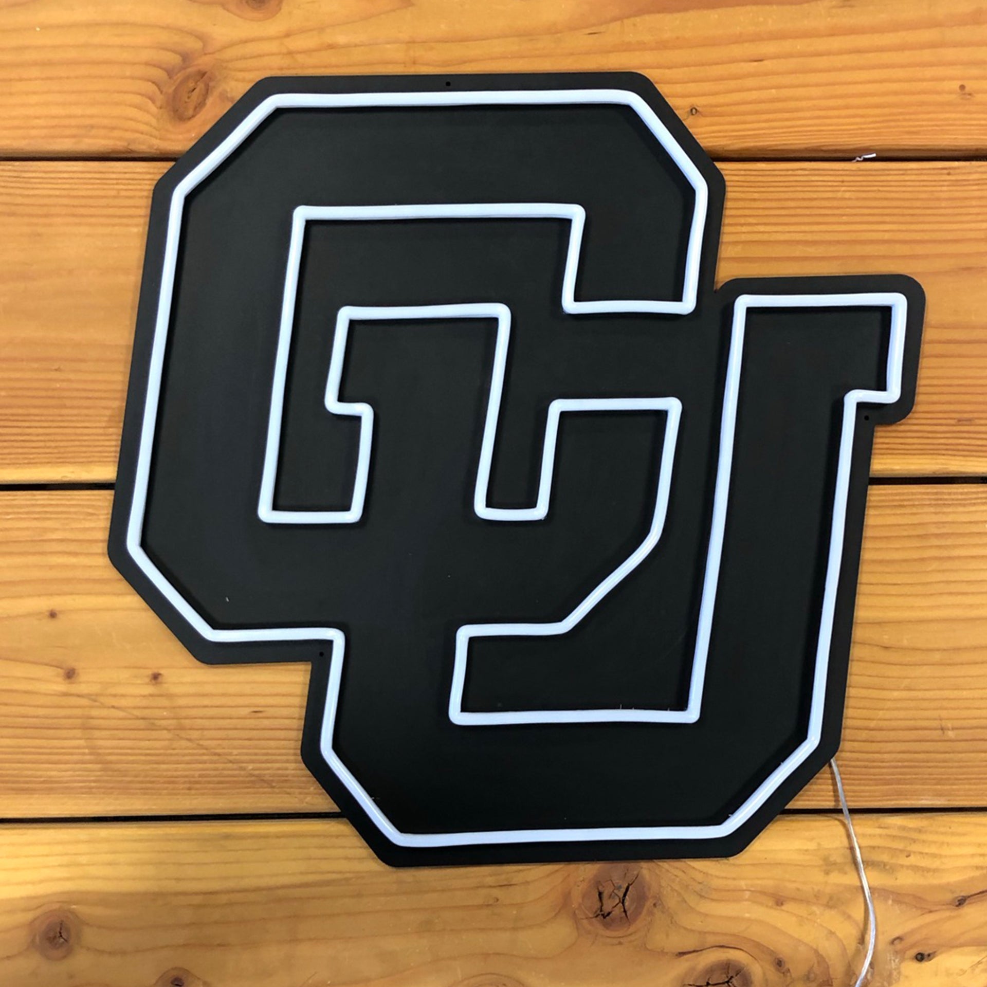 Interlocking CU Neon Sign | Buffs LED Neon Signs